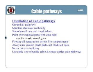 Introduction & design cable pathways | PDF