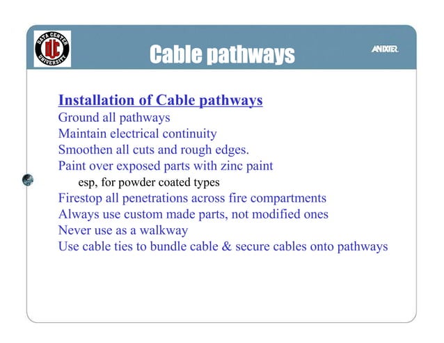 Introduction & design cable pathways | PDF