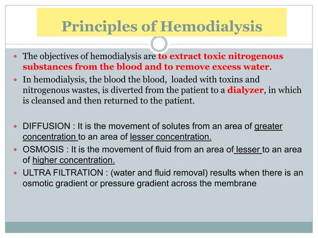 INTRODUCTION dialysis chapter types .pptx | First Aid | Injuries