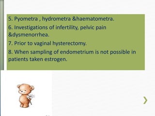 Introduction,dilataion and curretage&suction curetage | PPTX