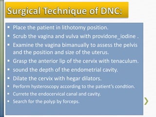 Introduction,dilataion and curretage&suction curetage | PPTX