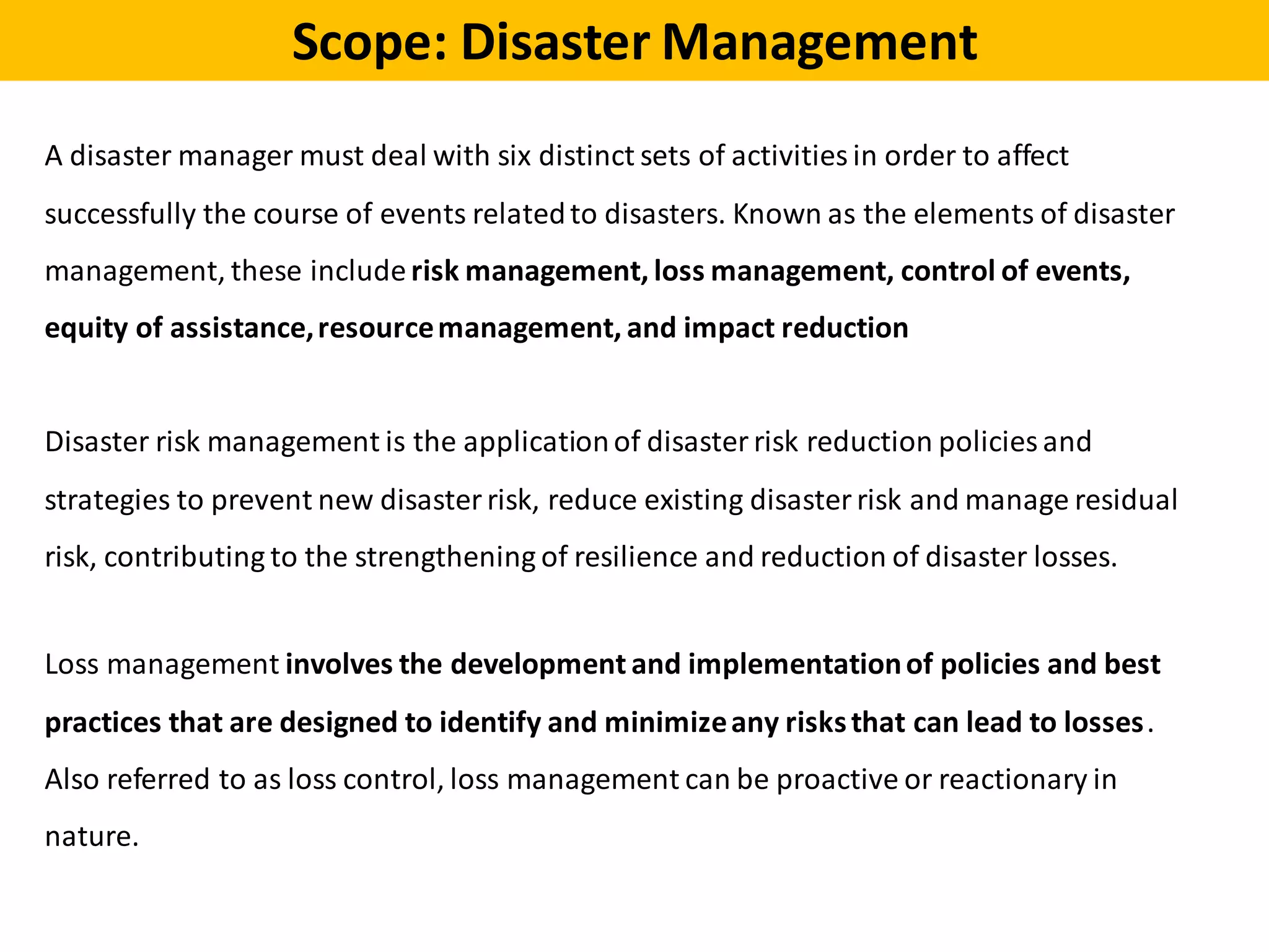 Introduction Disaster Management.pdf | Business | Business and Finance