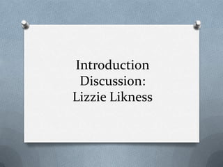 Introduction discussion | PPTX