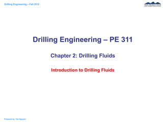 Introduction Drilling Fluids Oil and Gas | PPTX