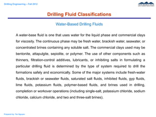 Introduction Drilling Fluids Oil and Gas | PPTX