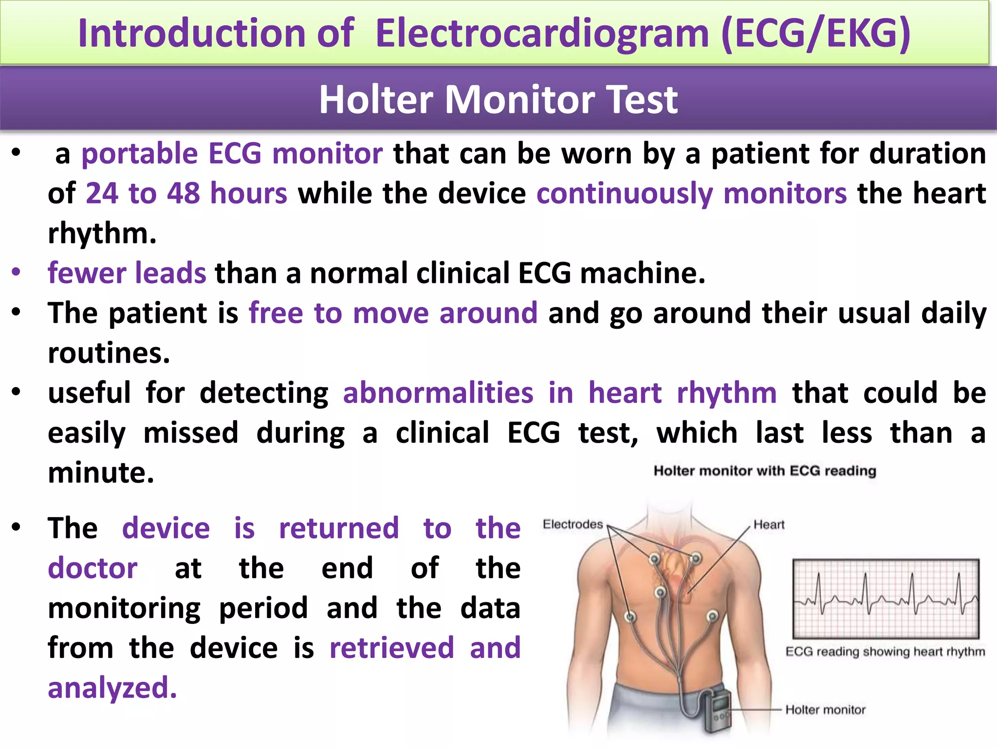 Fundamentals of ECG -Introduction | PPSX