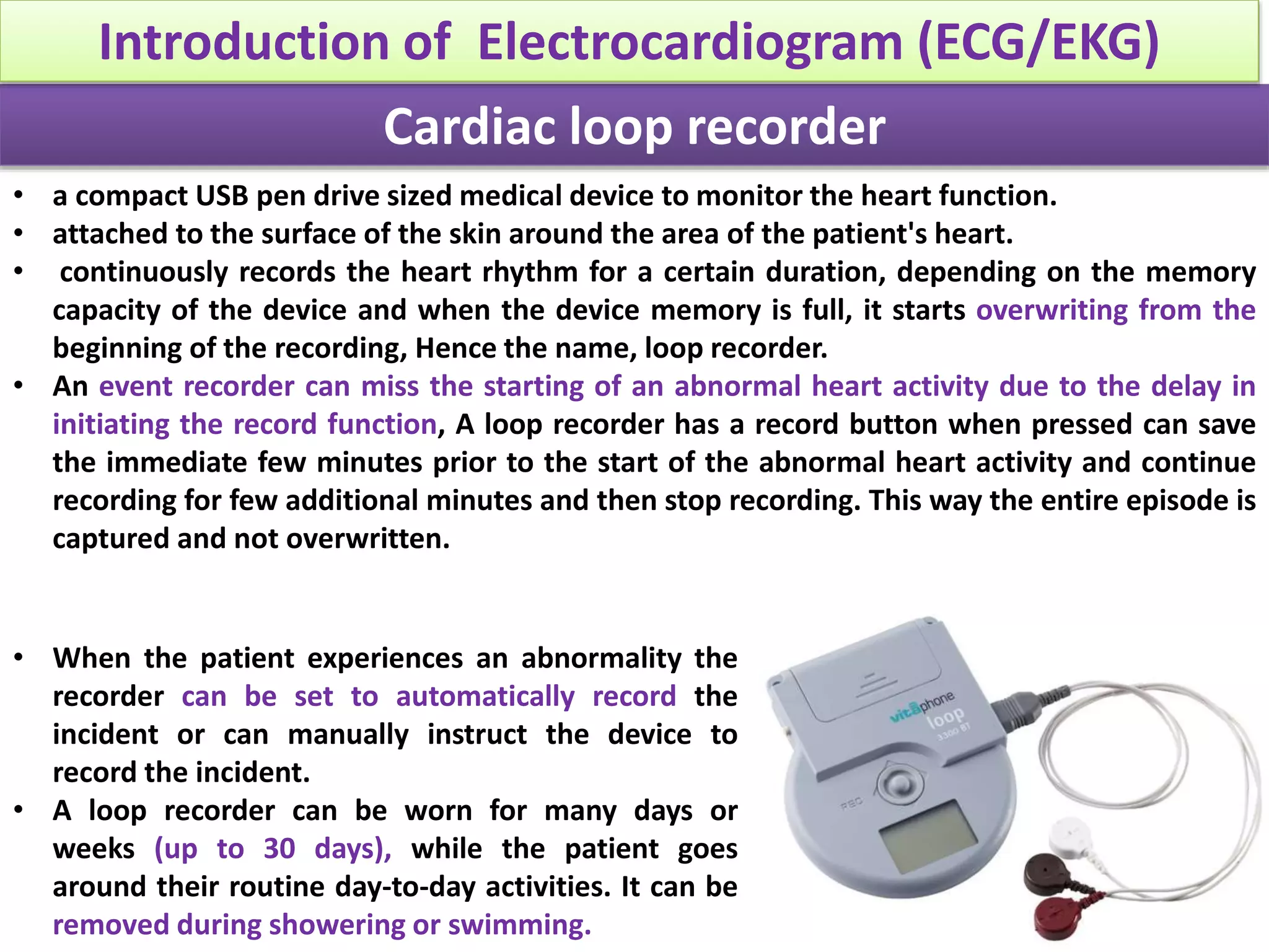 Fundamentals of ECG -Introduction | PPSX