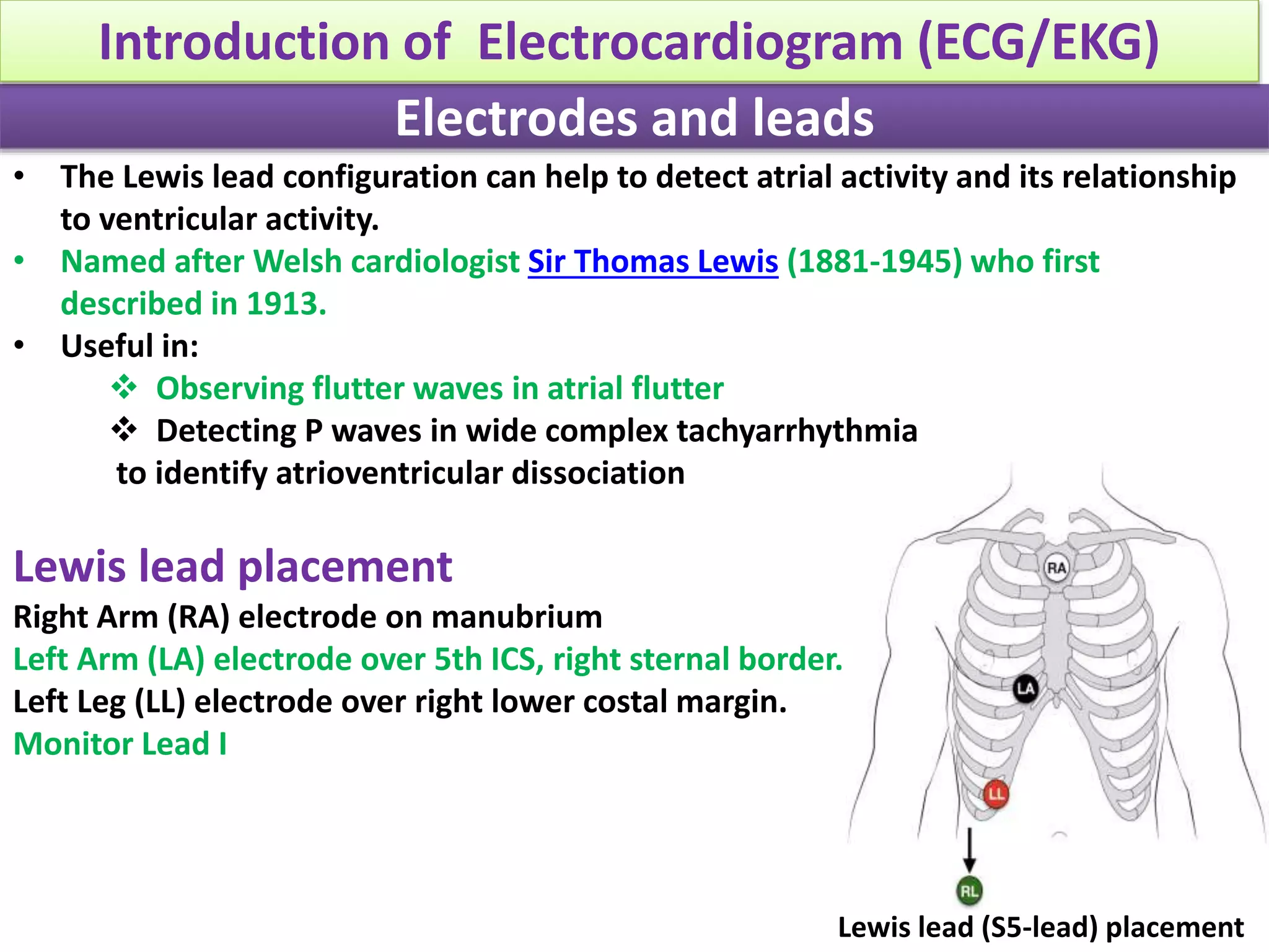 Fundamentals of ECG -Introduction | PPSX