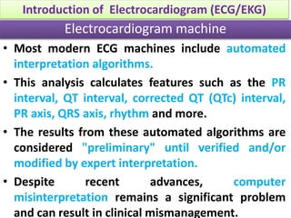Fundamentals of ECG -Introduction | PPSX