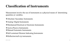 Introduction Electronic Measurement and Instrumentation | PPT