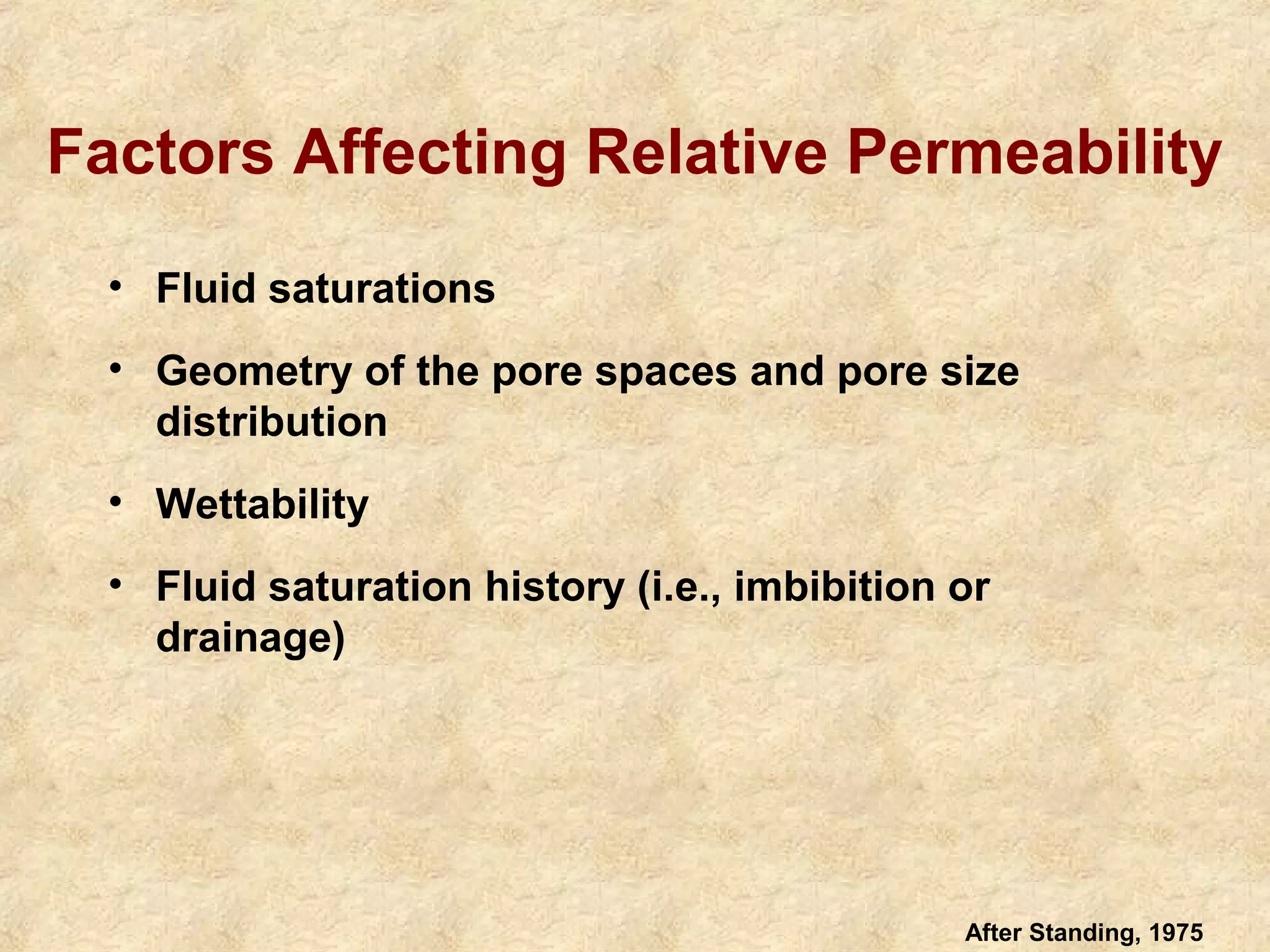 Introduction Effective Permeability & Relative Permeability | PPT
