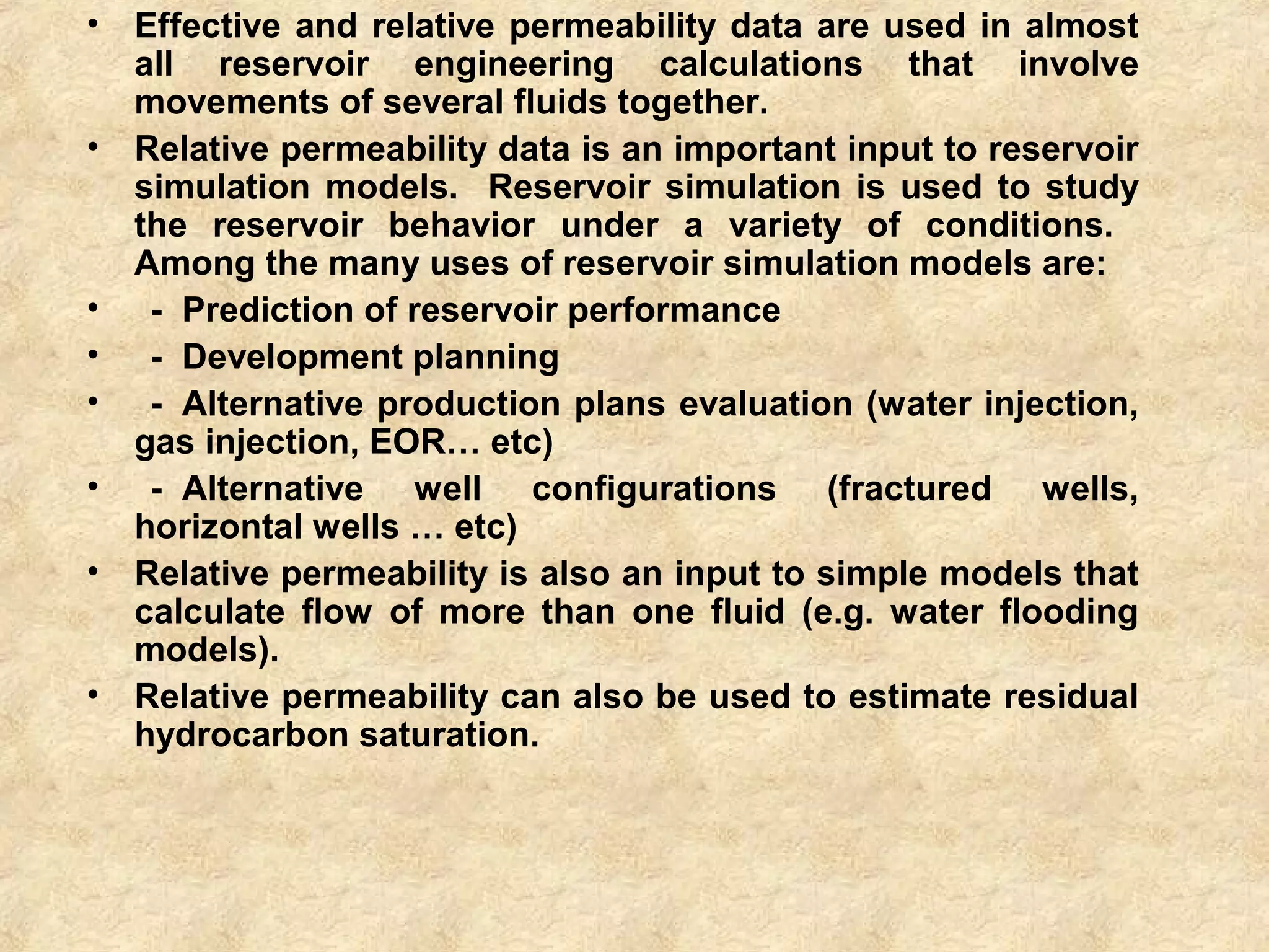 Introduction Effective Permeability & Relative Permeability | PPT