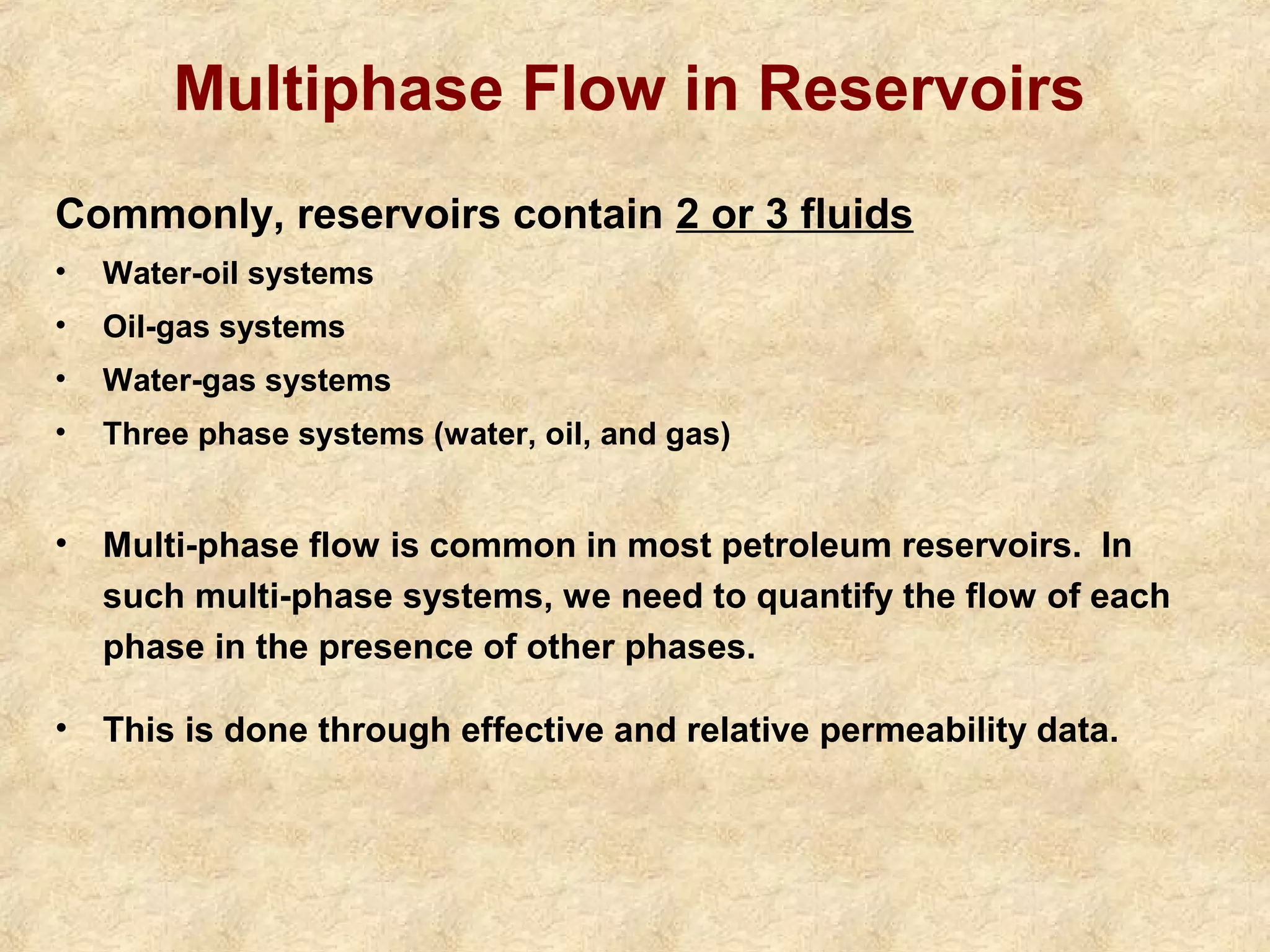 Introduction Effective Permeability & Relative Permeability | PPT