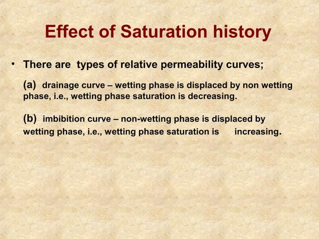 Introduction Effective Permeability & Relative Permeability | PPT ...