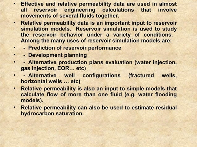 Introduction Effective Permeability & Relative Permeability | PPT | Chemistry | Science