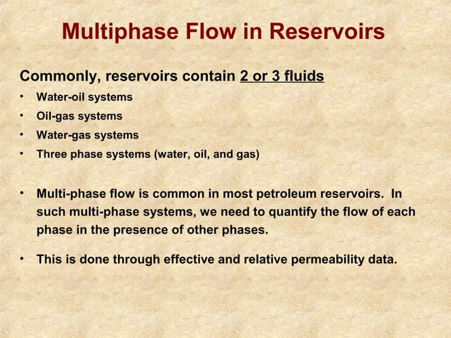 Introduction Effective Permeability & Relative Permeability | PPT ...