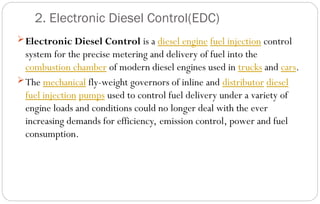 The introduction of EFI technology in diesel engines has revolutionized ...
