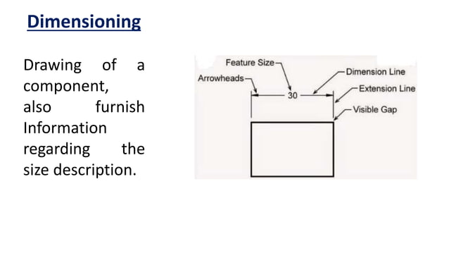 Dimensioning System Engineering Graphics | PPT
