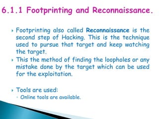 Introduction ethical hacking | PPTX