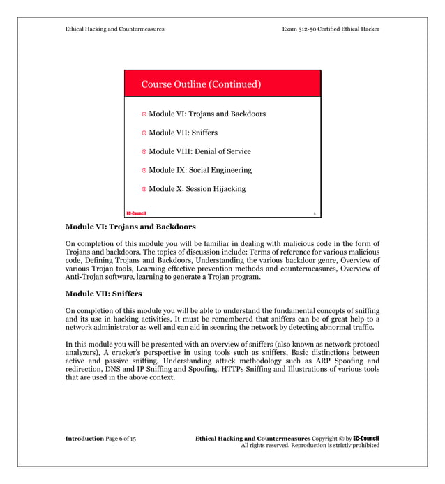 Introduction (ethical hacking) | PDF