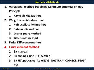 Introduction FEA.pptx | Physics | Science