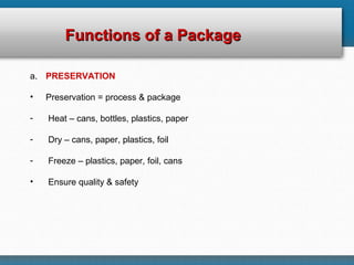 Introduction food packaging | PPT