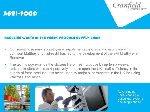 From jet-engines to precision agriculture - Cranfield leads in applied ...