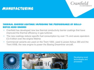 From jet-engines to precision agriculture - Cranfield leads in applied ...