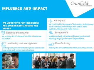 From jet-engines to precision agriculture - Cranfield leads in applied ...