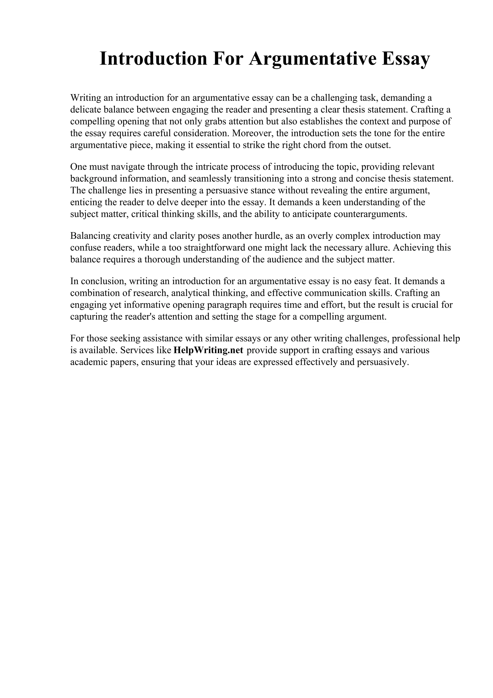 Introduction For Argumentative Essay.pdf