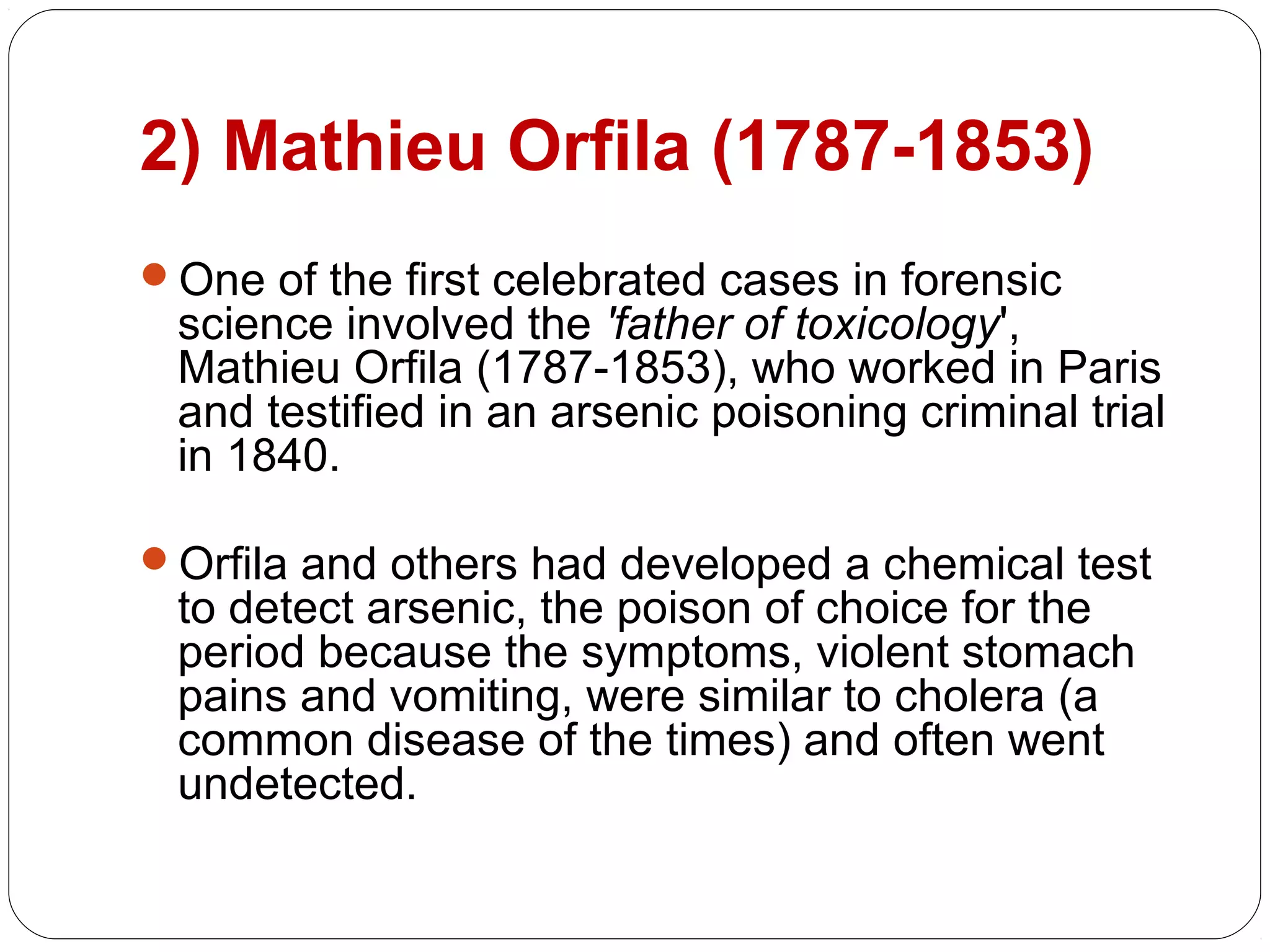 Introduction to Forensic Science | PPT