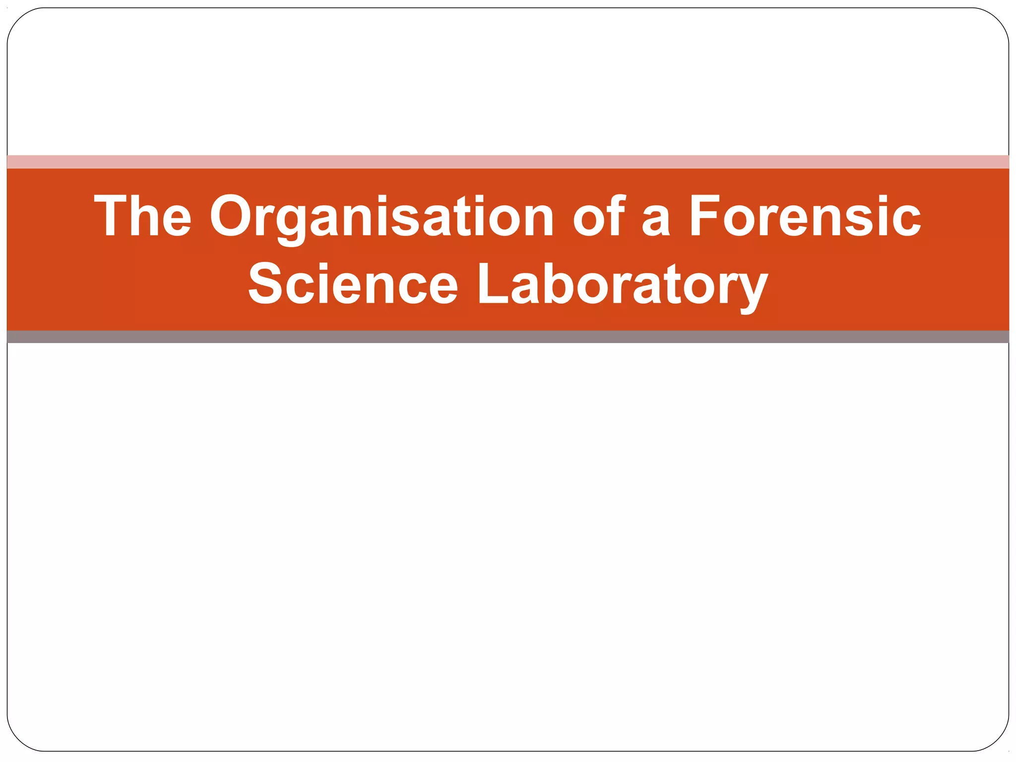Introduction to Forensic Science | PPT