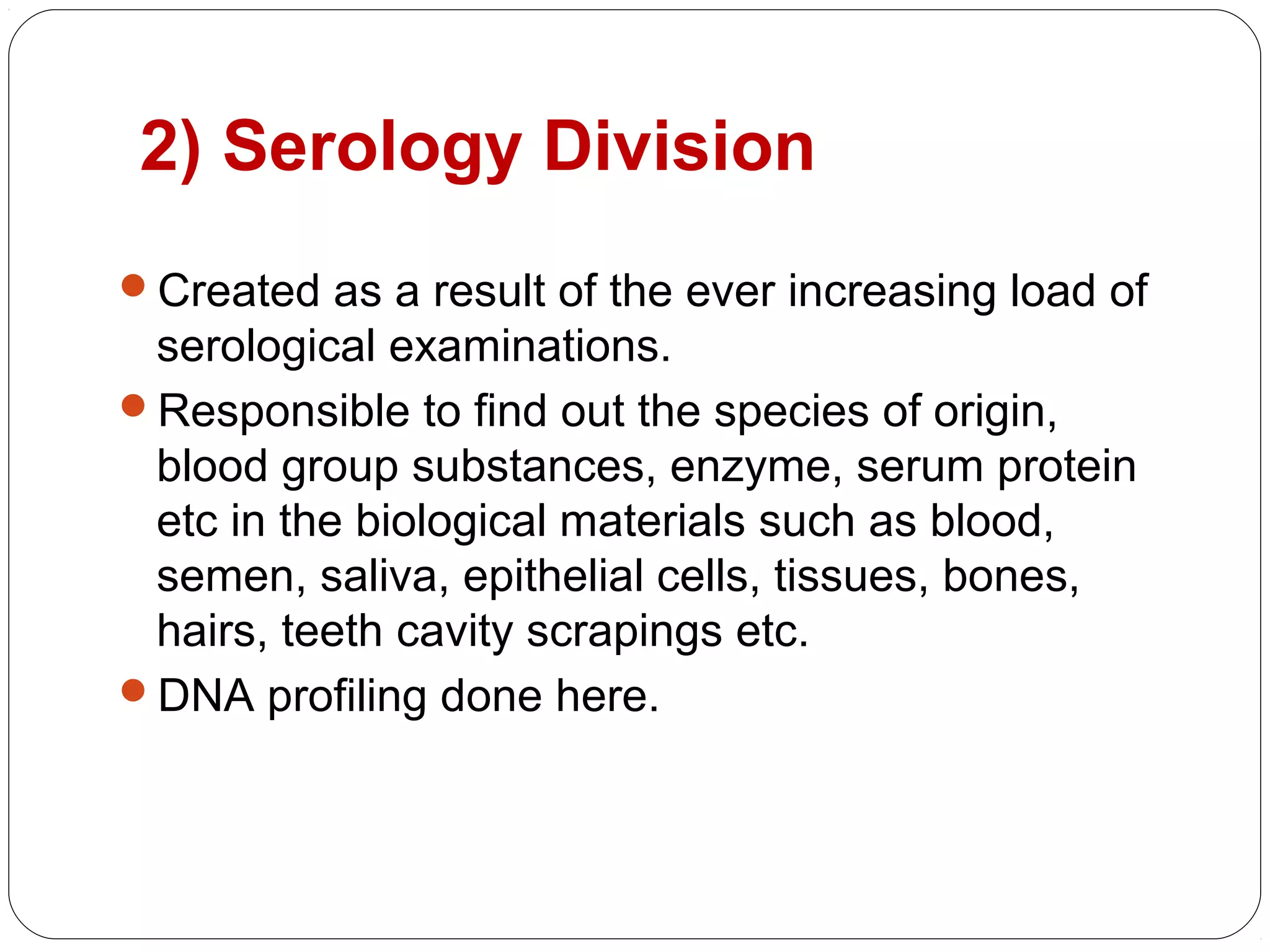 Introduction To Forensic Science Ppt
