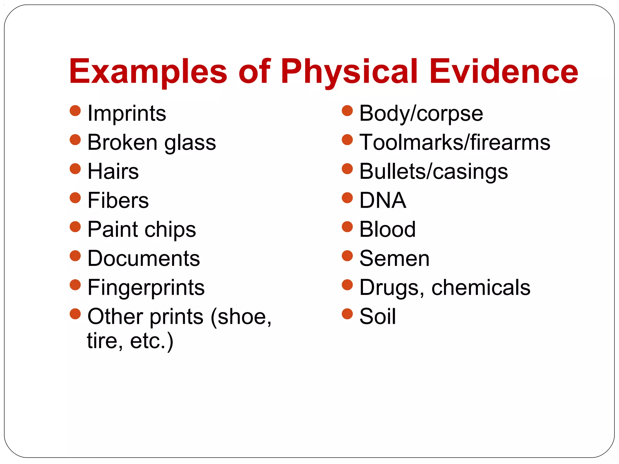 Introduction to Forensic Science | PPT Introduction to Forensic Science | PPT