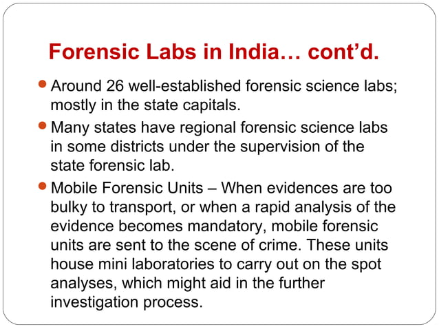 Introduction to Forensic Science | PPT