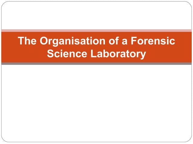 Introduction to Forensic Science | PPT