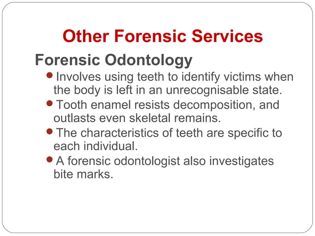 Introduction to Forensic Science | PPT