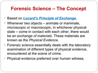 Introduction to Forensic Science | PPT