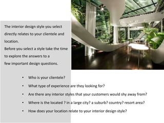 Introduction for interior design | PPTX