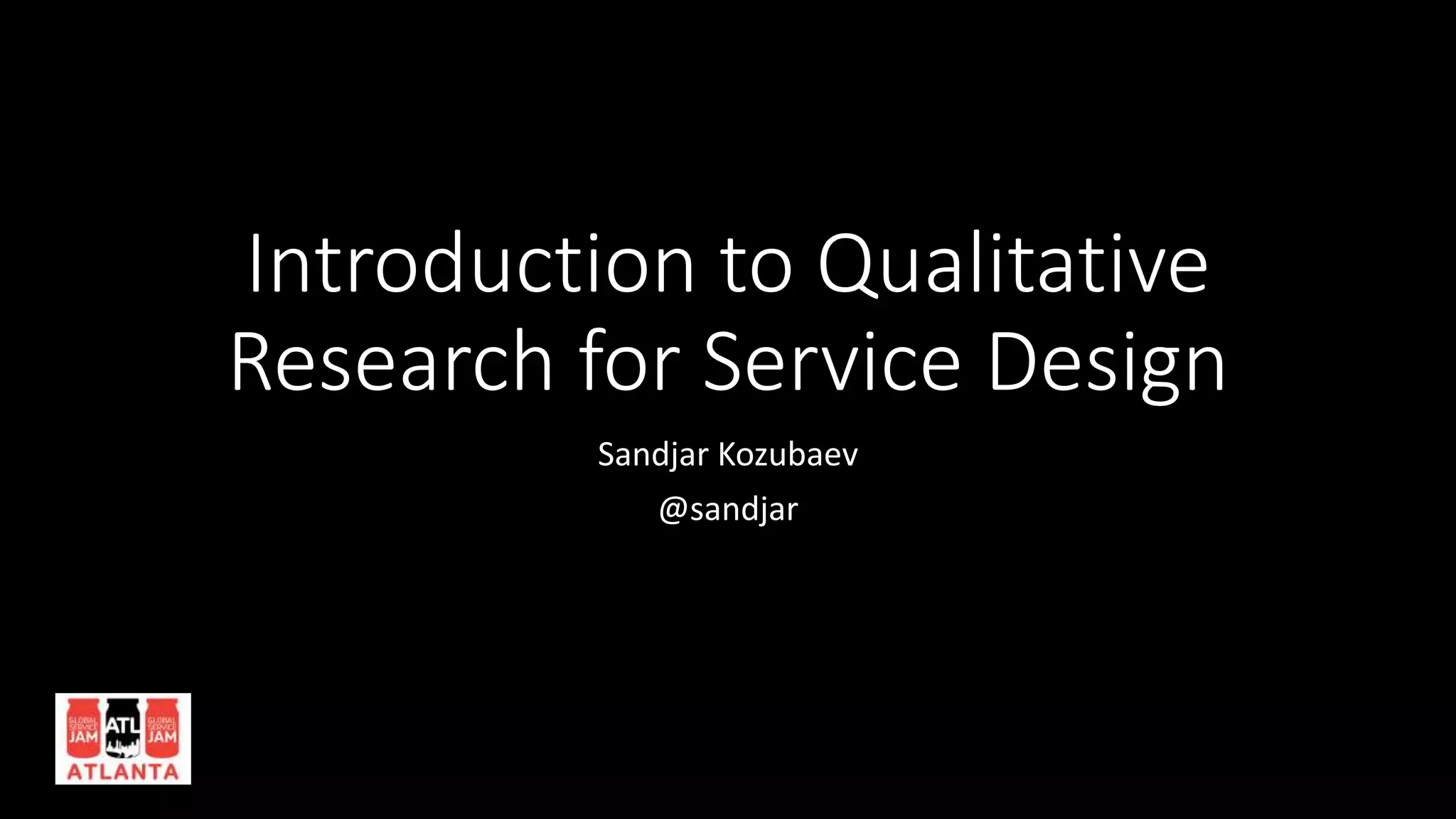 Introduction to qualitative research | PPTX