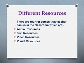 Introduction for resources | PPTX