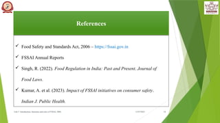 Introduction, function, and structure of FSSAI, 2006.pptx