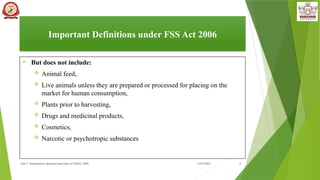 Introduction, function, and structure of FSSAI, 2006.pptx