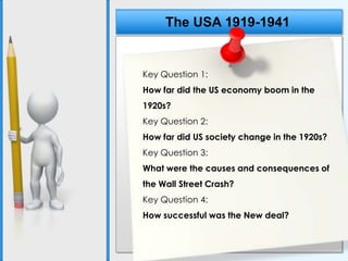 Introduction gcse history lesson yr11 | PPTX