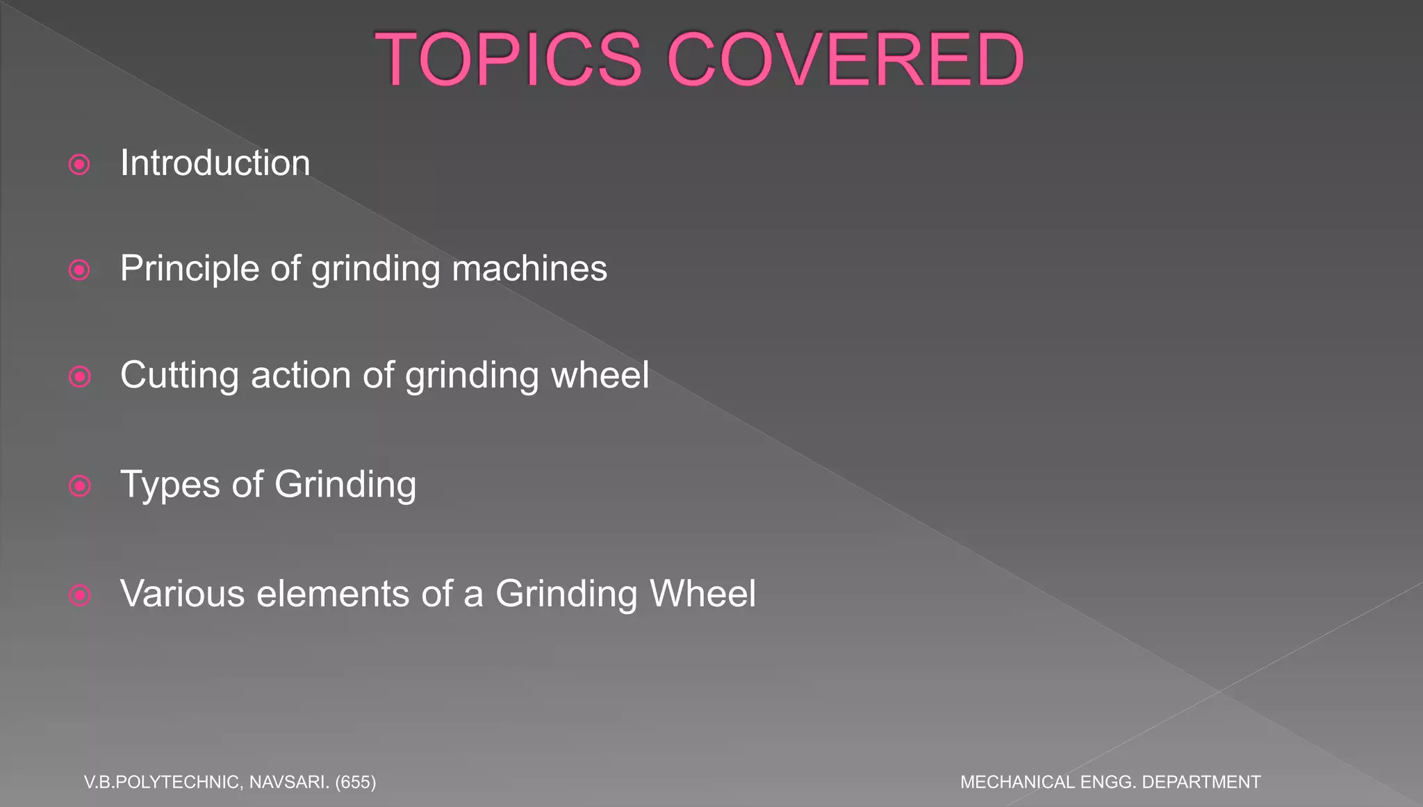 Introduction (grinding) | PPTX