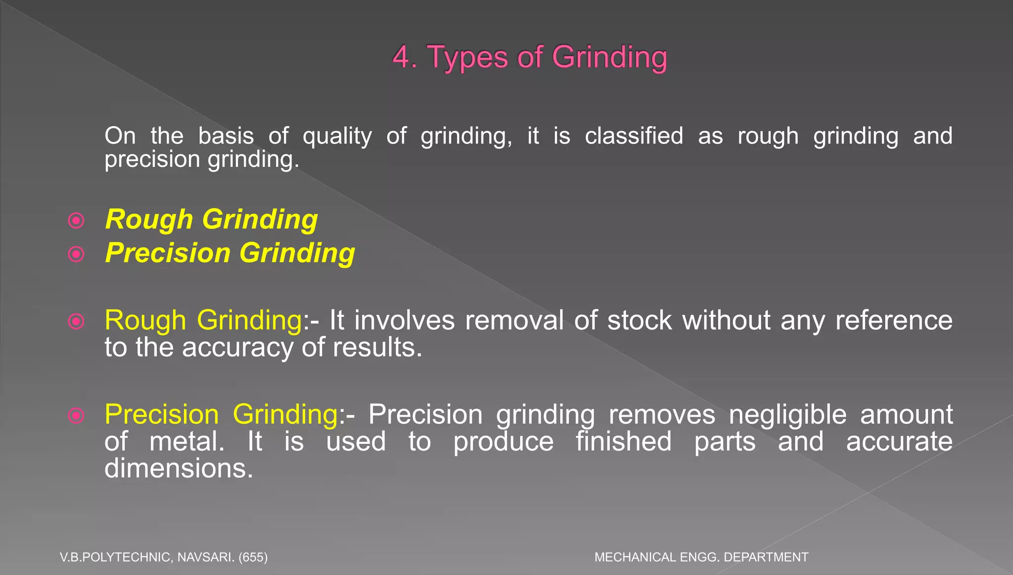 Introduction (grinding) | PPTX