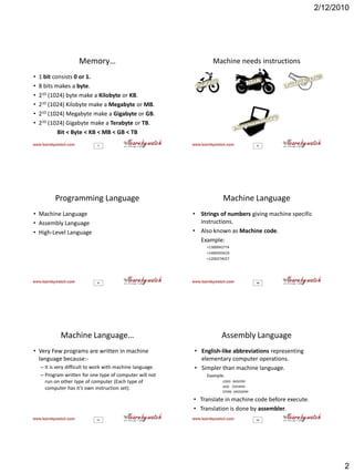 Introduction handout | PDF