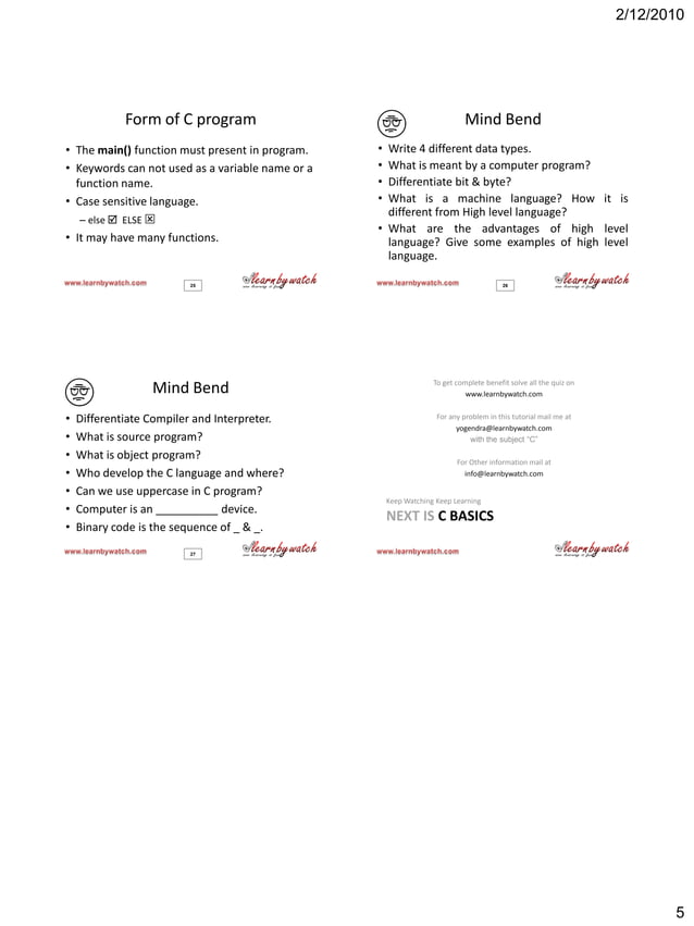 Introduction handout | PDF