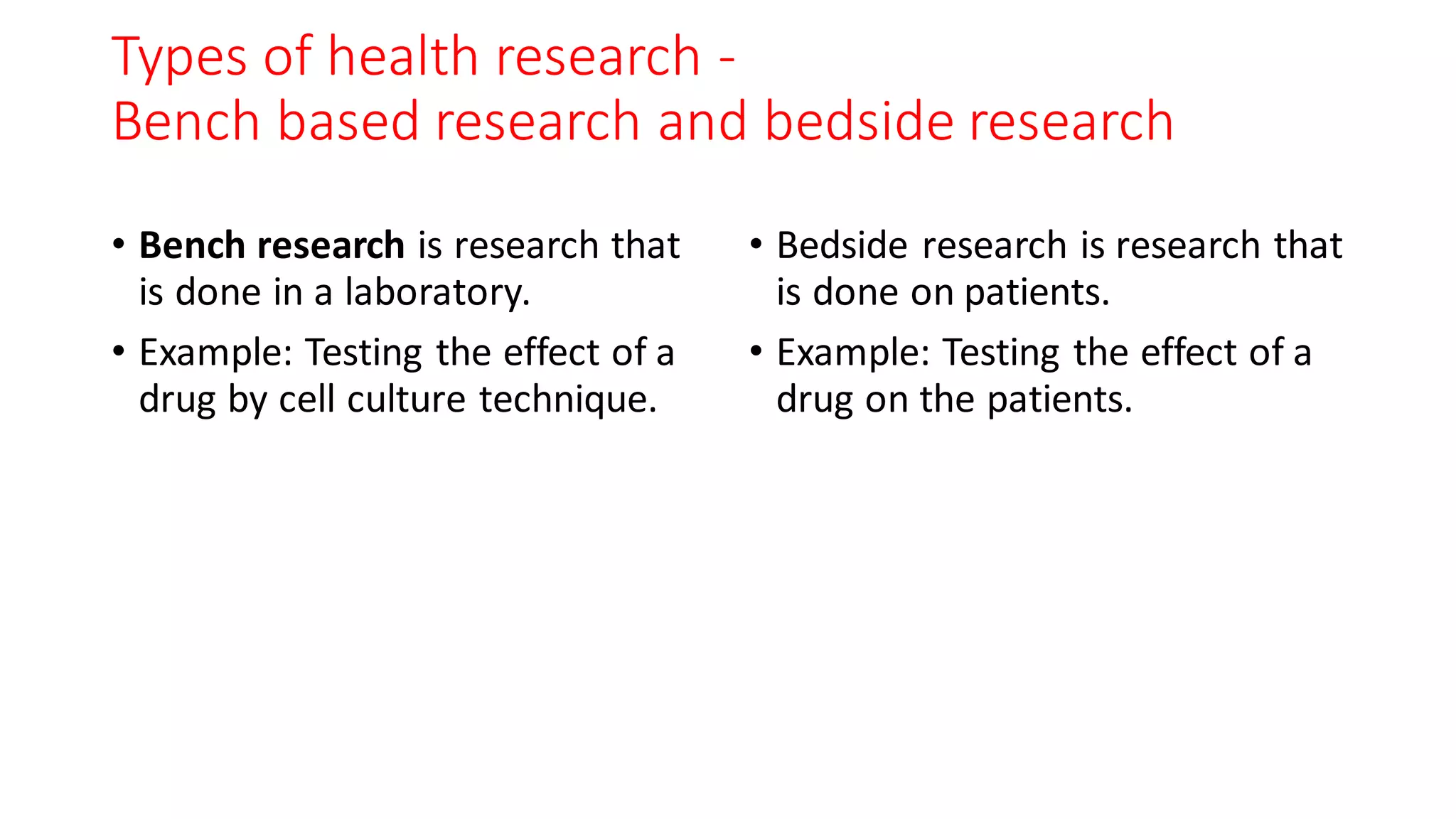 Introduction to health research | PDF