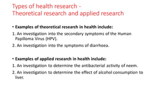 Introduction to health research | PDF